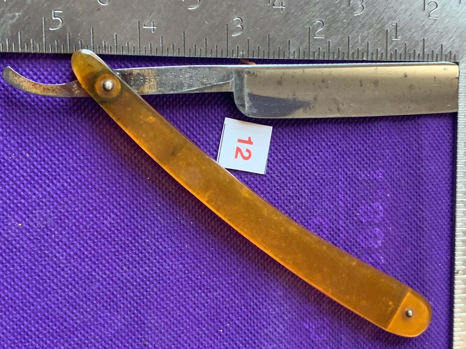 Vintage Straight Razor MILWAUKEE BARBER'S SUPPLY Co | eBay