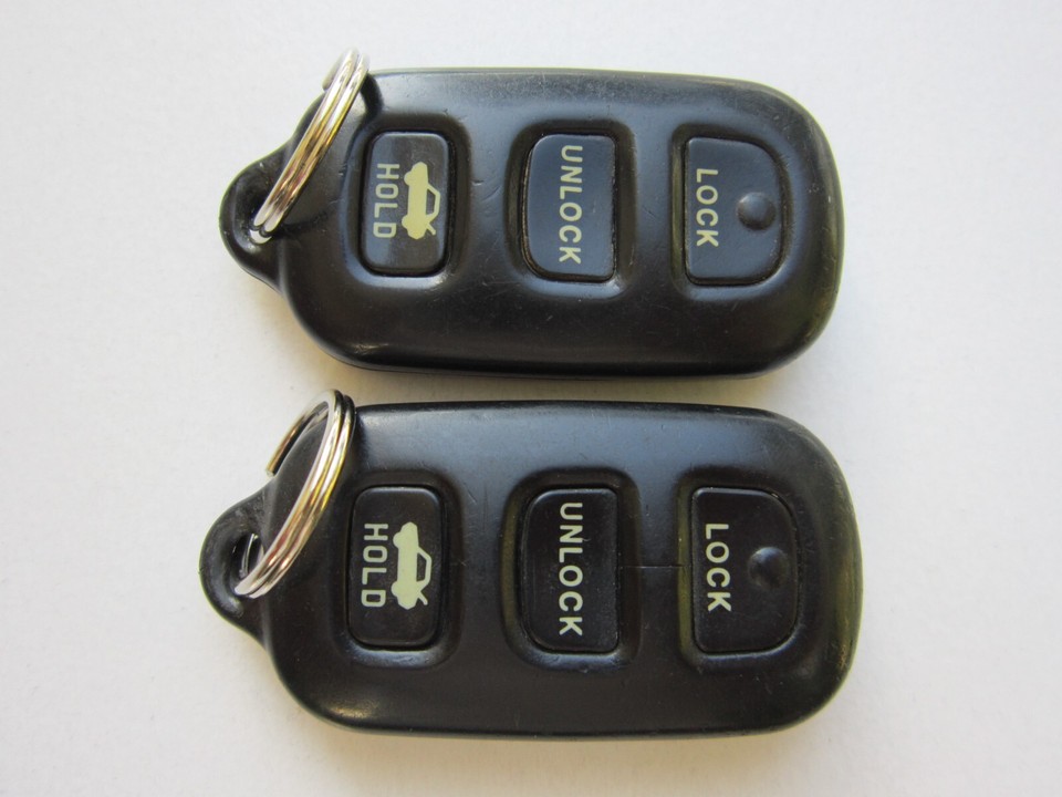 2 x OEM TOYOTA CAMRY SOLARA KEYLESS REMOTE ENTRY KEY FOB ALARM ...