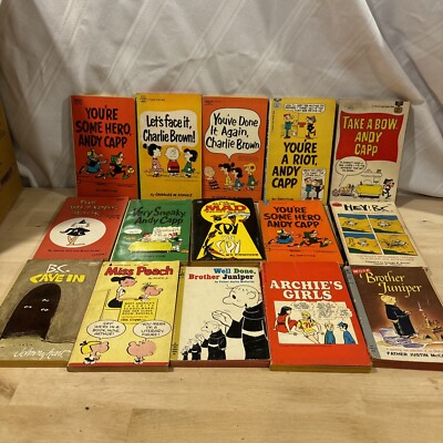 Lot of 15 Vintage Paperback Comic Books | eBay
