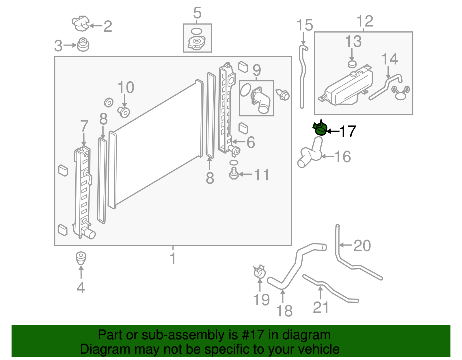 Infiniti 0155800731 Genuine OEM Factory Original Lower Hose Clamp for ...