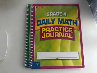 Daily Math Practice Journal Grade 4 | eBay