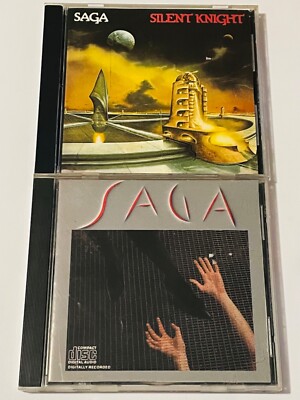 SAGA Silent Knight CD 8 tracks Maze Belaire MCD 1072 RARE +BONUS ...