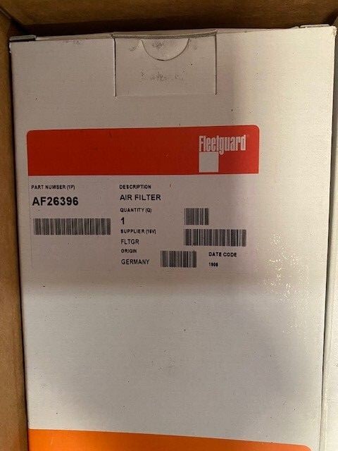 FLEETGUARD AF26396 - Air filter cross reference