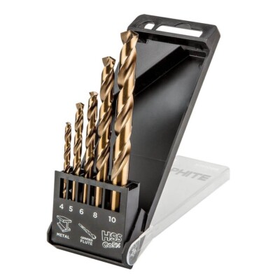 GRAPHITE METAL HSS DRILL, 4.0-10MM SET 5PCS | eBay UK