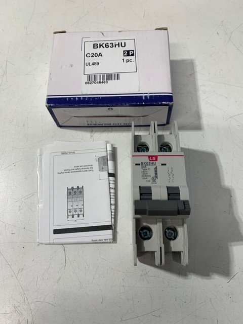 LS ELECTRIC BK63HU 3P 50 Amp UL489 C Curve 10kA 240 Volt Feed Thru ...