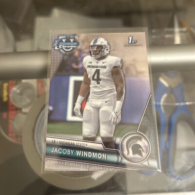 2023 Bowman Chrome University Football #175 Jacoby Windmon 1st Bowman ...