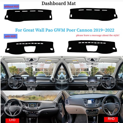 RHD Dashboard Cover Suede Dashmat Dash Mat For For Great Wall GWM Poer ...