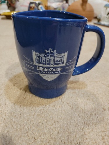 Vintage White Castle Logo Real Good Coffee Mug Cup Retro Restaurant ...