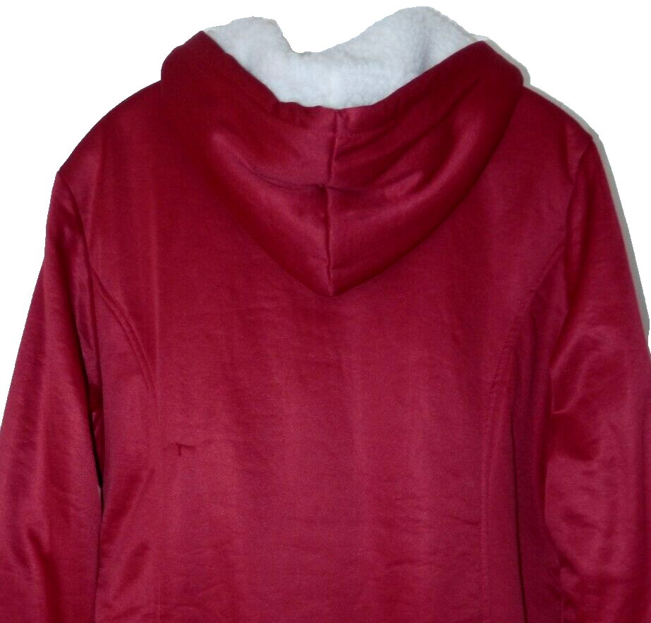 JiangWu Sherpa Lined Hooded Coat/Jacket-2XL, US 18-20 Big Bargain Alert ...