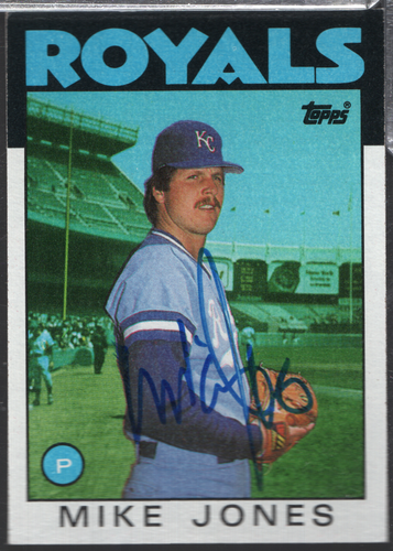 Mike Jones Royals Autographed 1986 Topps 514 w/COA 101923NPCD138 | eBay