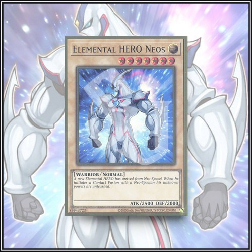 YuGiOh ELEMENTAL HERO NEOS | JADEN'S DECK ️ PREMIUM GOLD RARE ️ 1ST ...