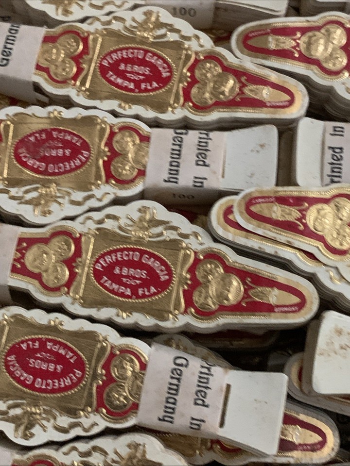 Vintage Collection Paper Cigar Bands Strips Labels 1000’s Perfecto ...
