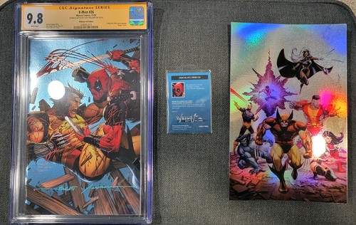 X-Men #26 Foil Variant Edition CGC 9.8 Signed By Scott Williams SDCC ...