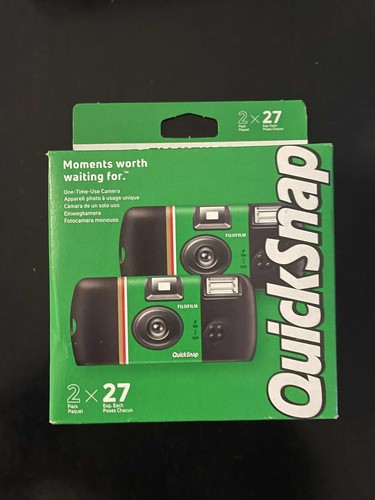 Fujifilm QuickSnap Flash Camera 2 Pack/27 Exposures Each EXP 09/27 | eBay