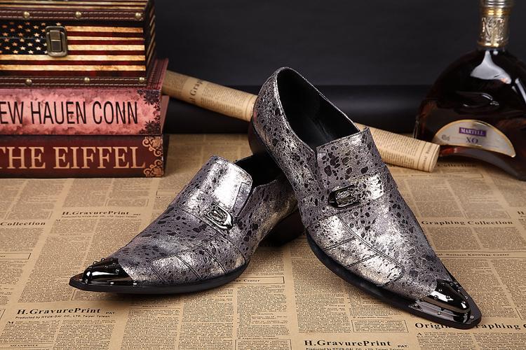 Men's Pointed Toe Japanese Business Casual Breathable Shoes Stage ...