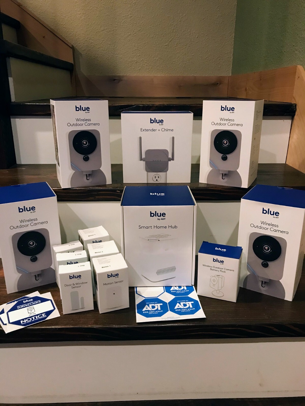 Blue By ADT Smart Home Full Security System-Hub, Wireless Outdoor ...