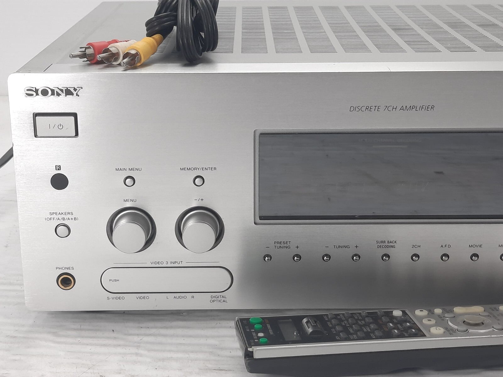 Sony STR-DA1000ES Discrete 7CH FM AM Stereo Amplifier Receiver S TESTED ...