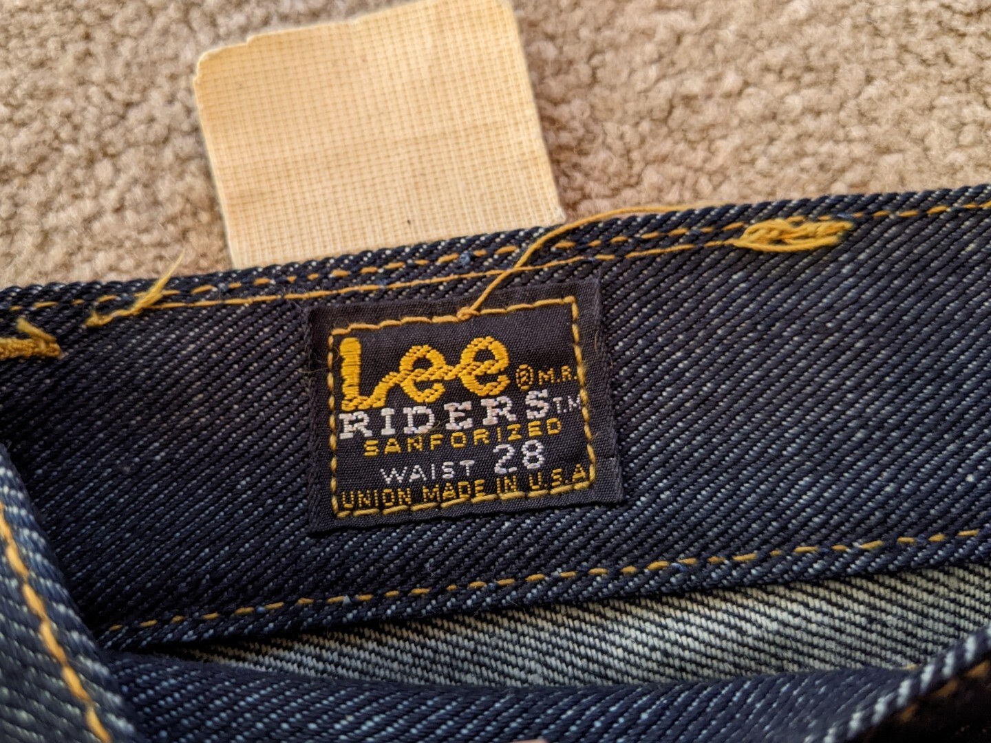 vtg-deadstock-lee-riders-101z-sz-28-x-32-jeans-sanforized-union-made