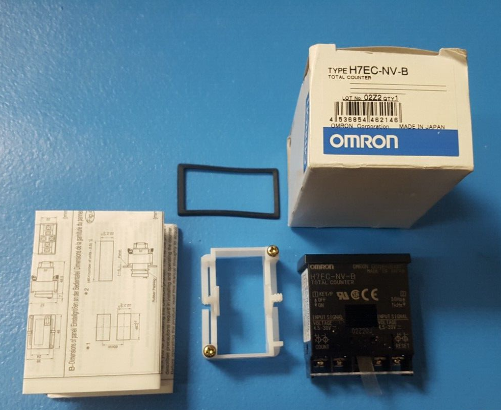 TOTAL COUNTER, H7EC-NV-B, OMRON, 8 DIGITS, PNP/NPN DC VOLTAGE INPUT | eBay