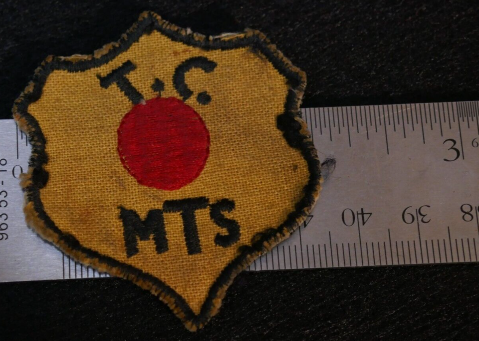 WWII US Army T.C. MTS Red Ball Express Drivers Sleeve Patch Theater ...