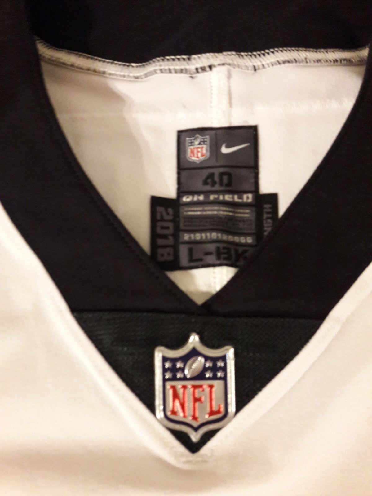 Brandon Tate 2018 NEW ORLEANS SAINTS GAME USED WORN JERSEY TOM BENSON ...