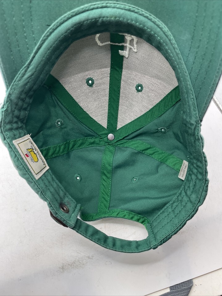 MASTERS GOLF AUGUSTA NATIONAL MEMBERS ANGC GREEN HAT CAP. OFFICIAL ...