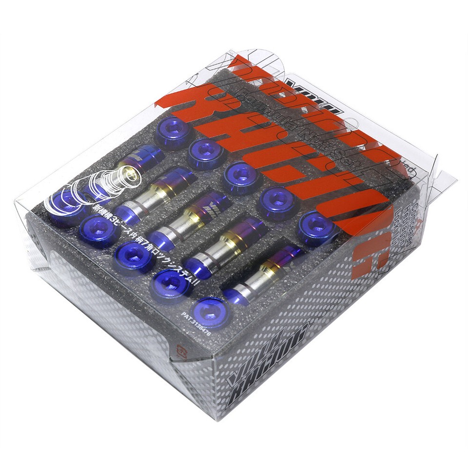 M12*1.5 Volk Racing Burnt Blue Formula Steel Car Wheels Rims Lug Nuts ...