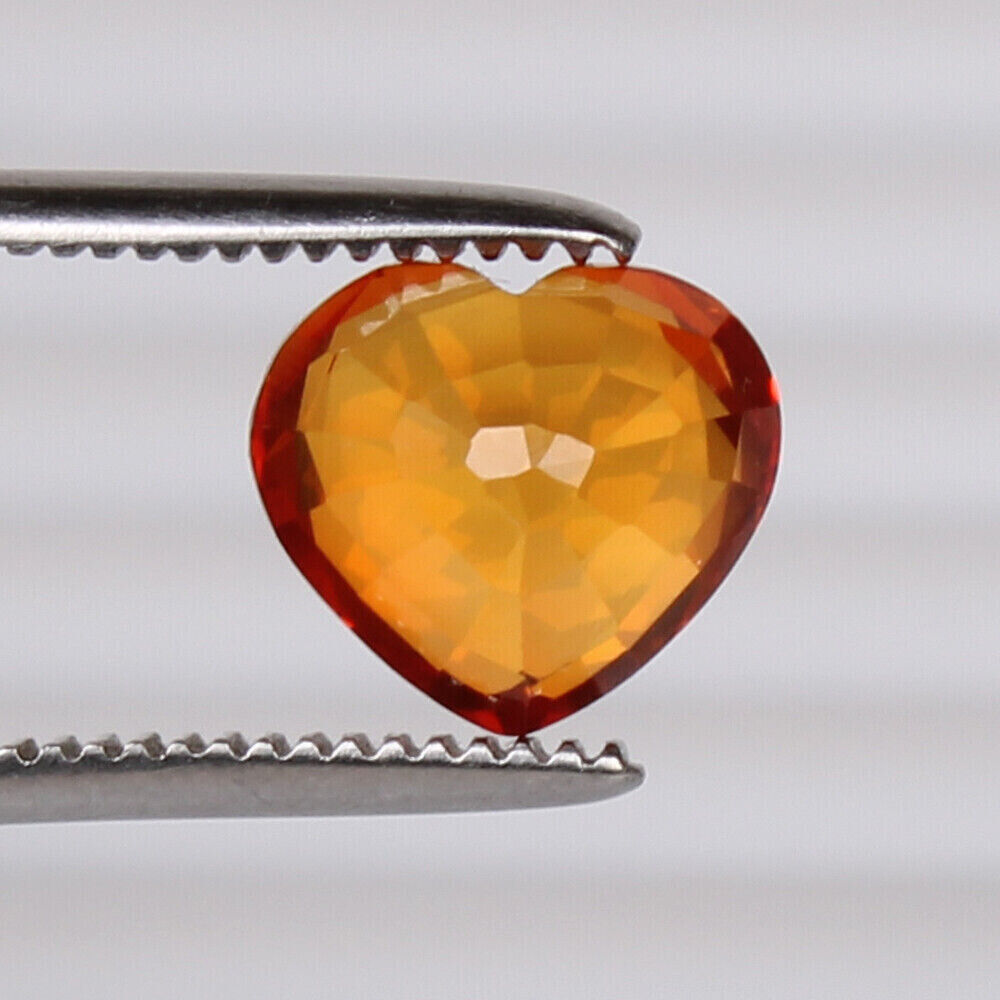 Orange Sapphire Heart Cut 4.65 Ct. Padparadscha Flawless RARE Loose ...