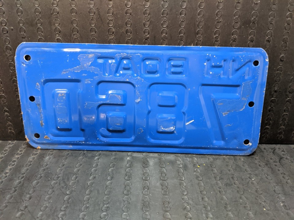 OLDER NEW HAMPSHIRE BOAT LICENSE PLATE ........ (786D) | eBay