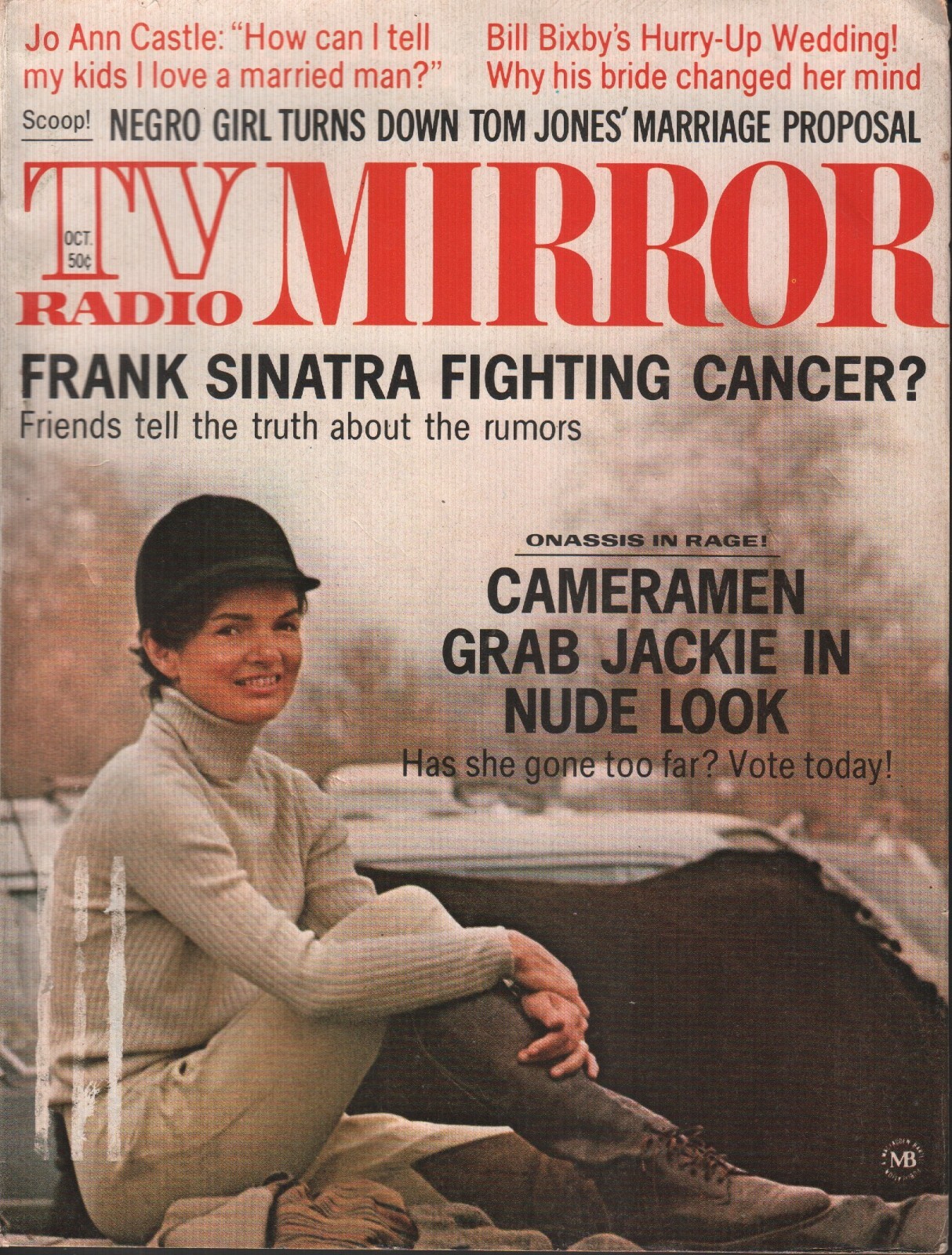 TV Radio Mirror October 1971 Jackie Kennedy Onassis Jo Ann Castle ...
