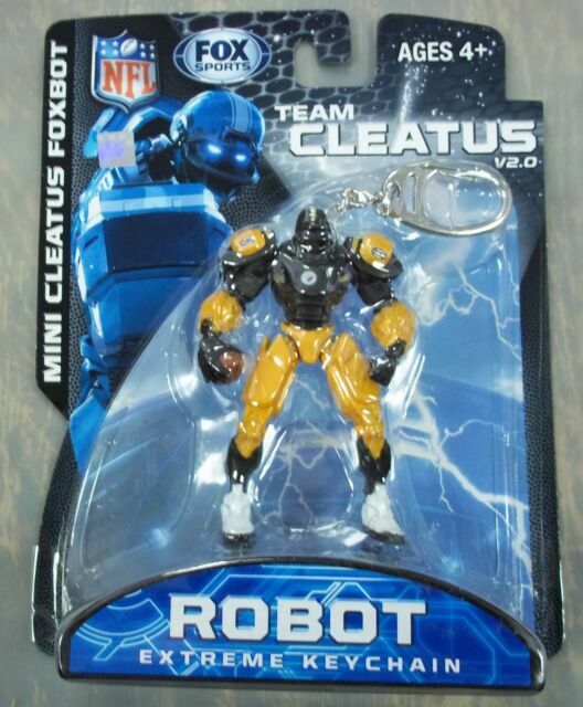 Pittsburgh Steelers NFL 3" Action Figure Robot Keychain 2008 Fox Sports ...