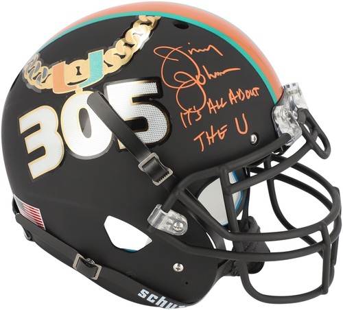Autographed Jimmy Johnson (Coach) Miami Helmet | eBay