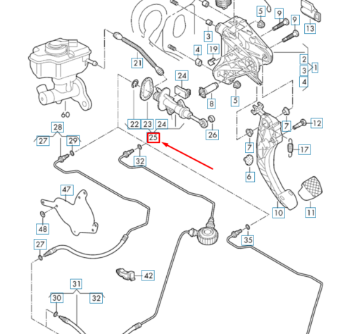 Genuine Volkswagen Master Cylinder 5Q0-721-388-J for sale online | eBay