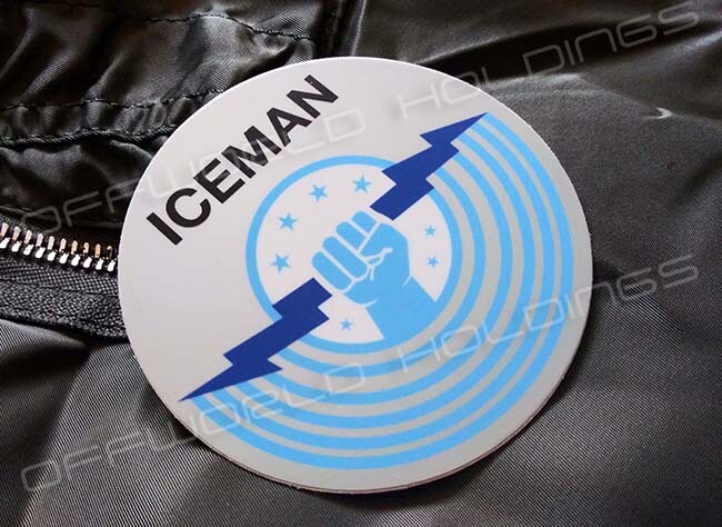 TOP GUN sticker ICEMAN FULL COLOR decal Val Kilmer F14 Tomcat Naval ...