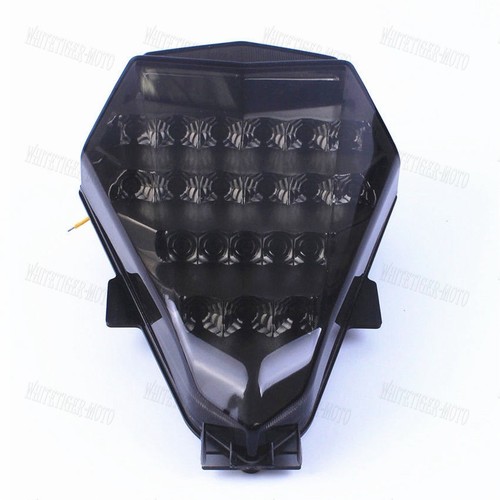 Integrated LED Brake Turn Signal Rear Tail Light Smoke FOR Yamaha YZF ...