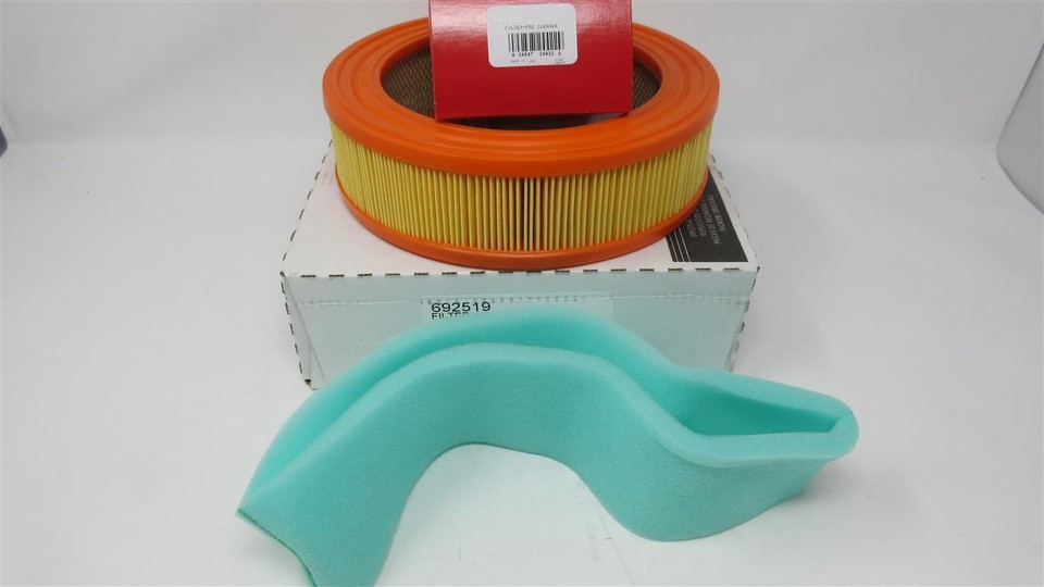 Genuine Briggs & Stratton 692519 & 692520 Round Air & Pre Filter ...