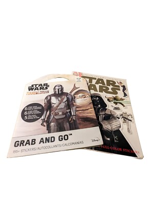 DK Ultimate Star Wars Sticker Book Reusable & The Mandalorian Grab & Go ...