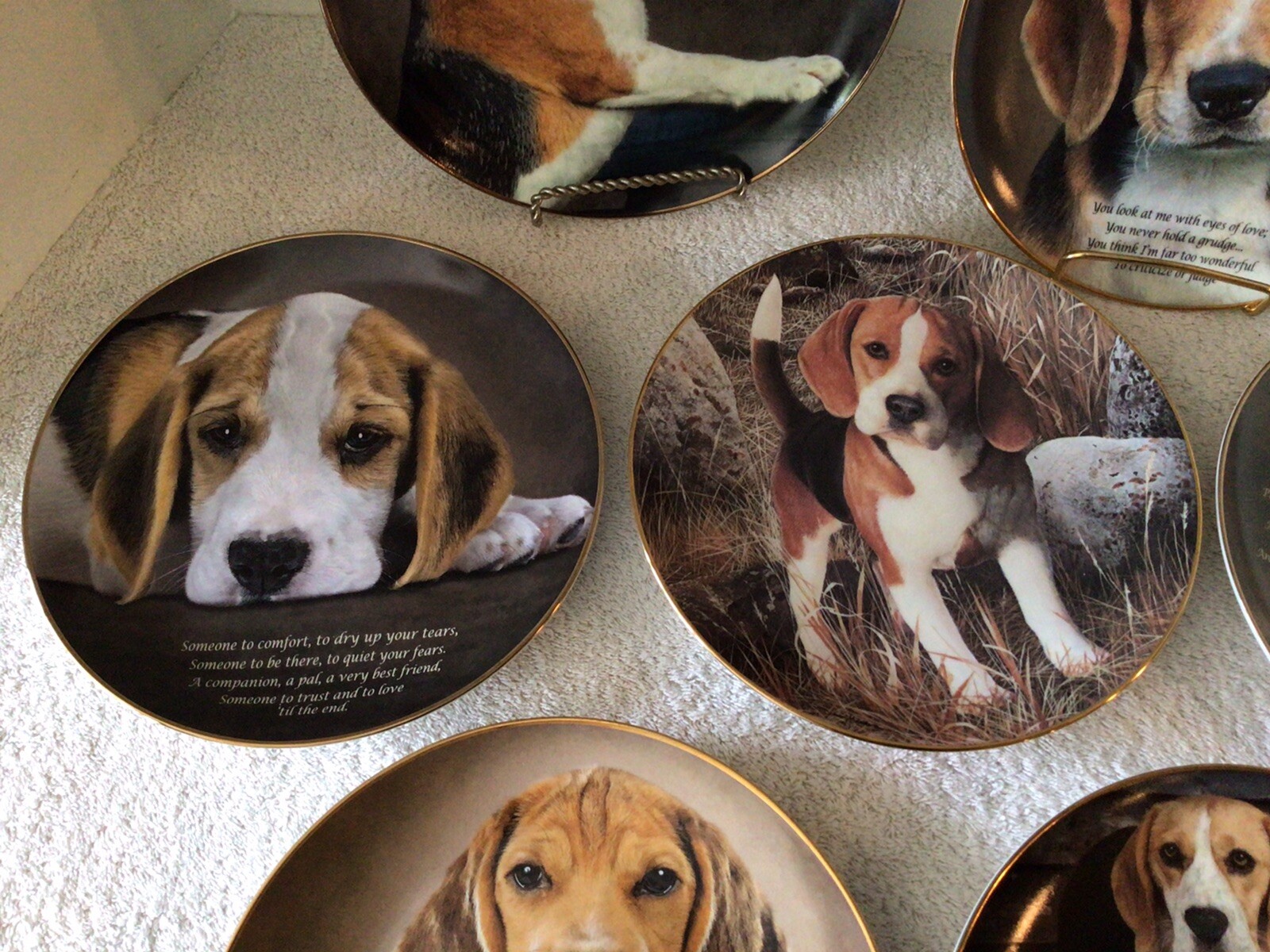 7 DANBURY MINT LIMITED EDITION *BEAGLE DOG* CHERISHED BEAGLES ...