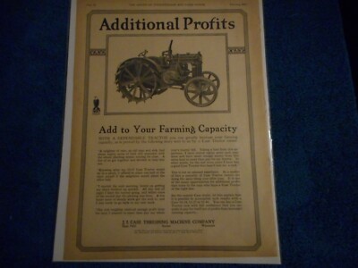 1922 Case Threshing Machine Advertisement: Model 15-27 Case Tractor | eBay