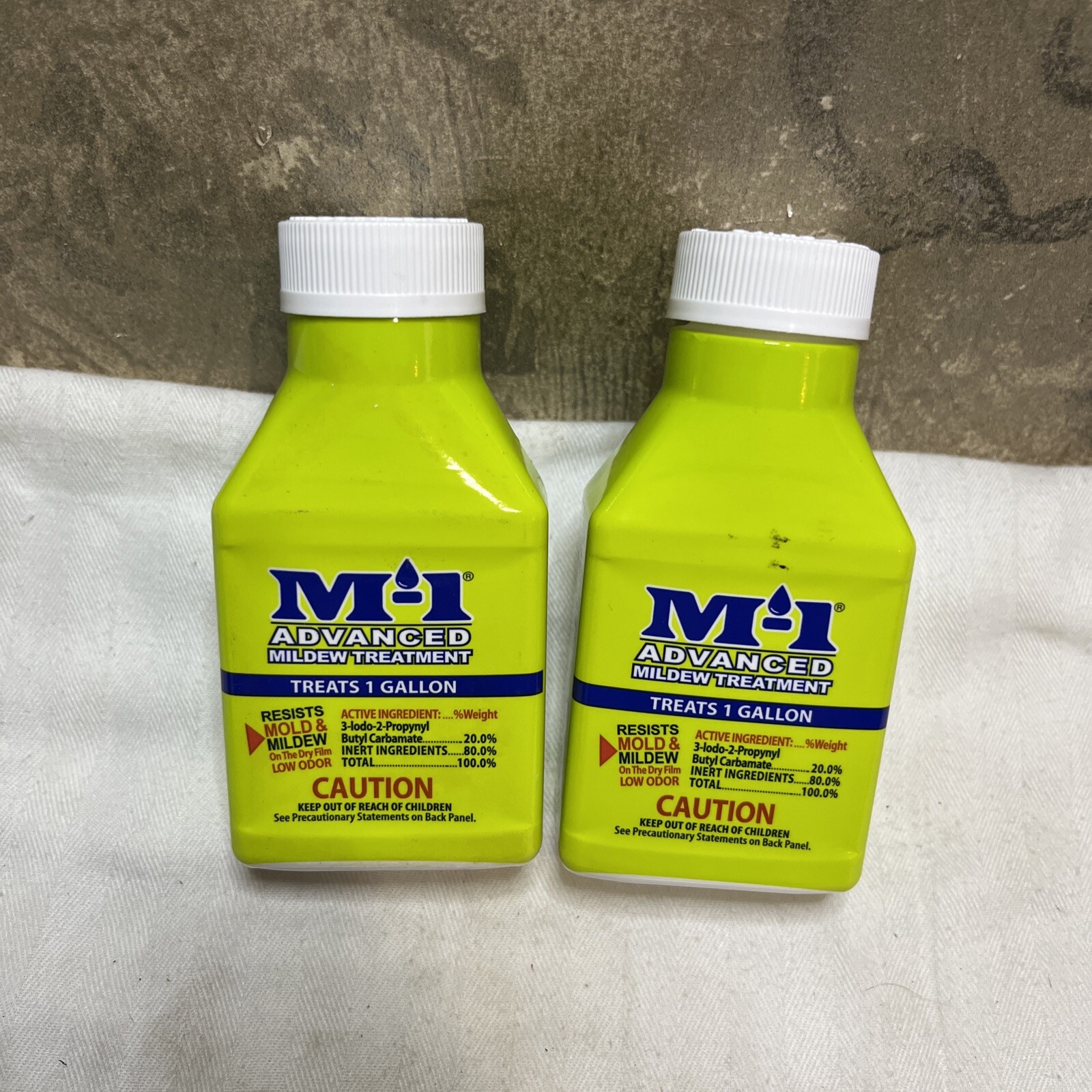 M-1 Advanced Mildew Treatment, Treats 1 Gallon 1.38 oz Each 2 Bottles ...