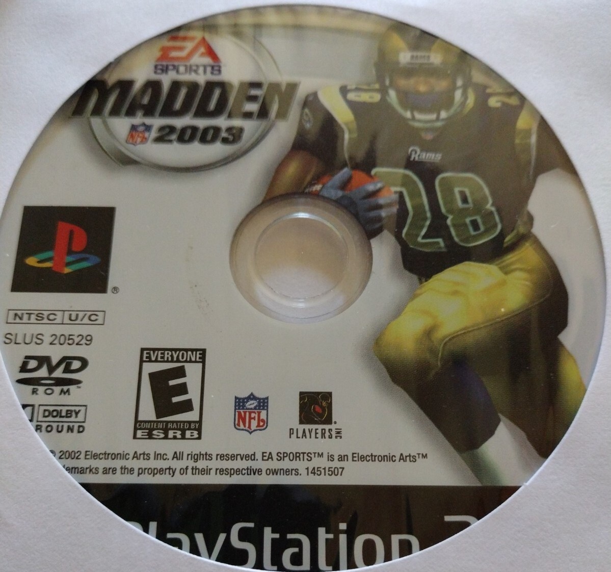 Madden NFL 2003 (Sony PlayStation 2 disc only, 2002) ps2 14633145151| eBay
