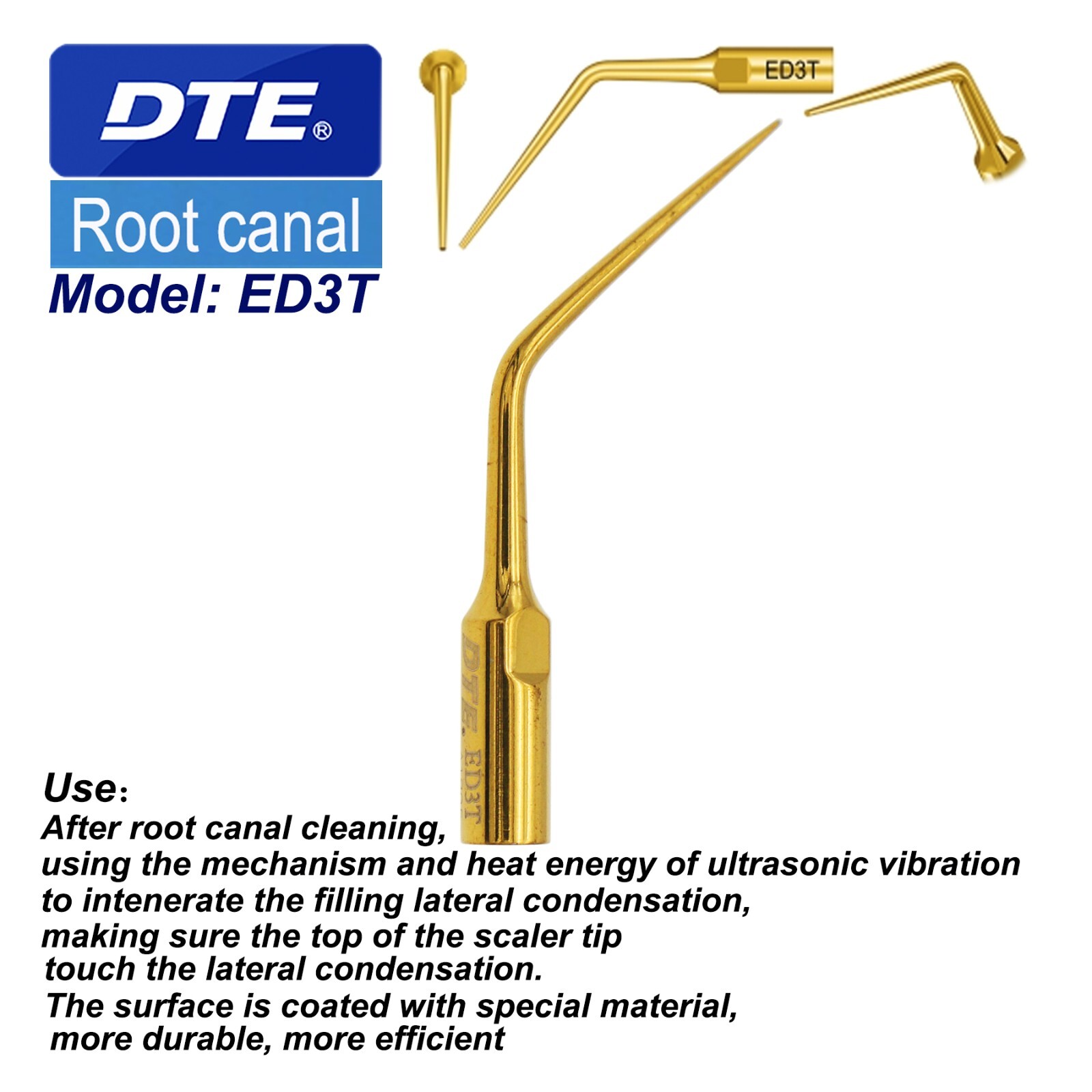 Woodpecker DTE Dental Ultrasonic Scaler Tips fit NSK SATELEC ACTEON ...