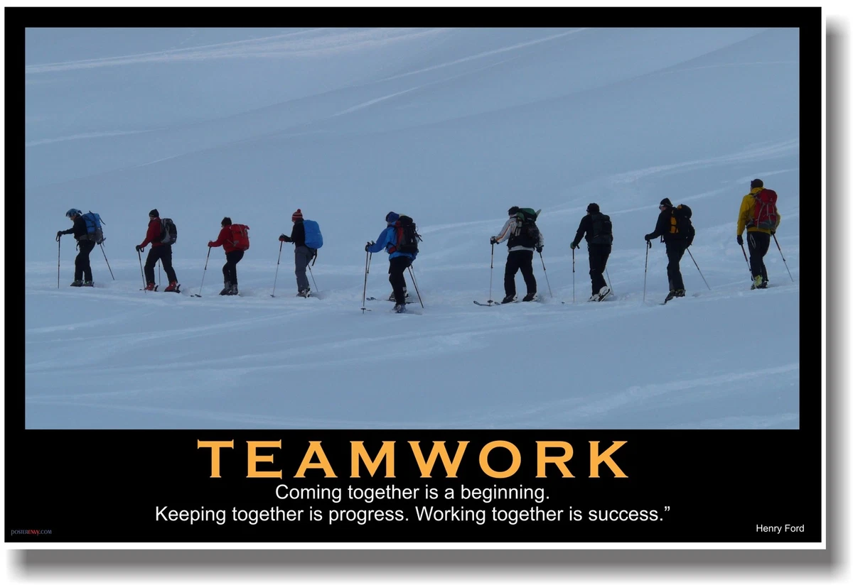 Demotivational Teamwork Posters