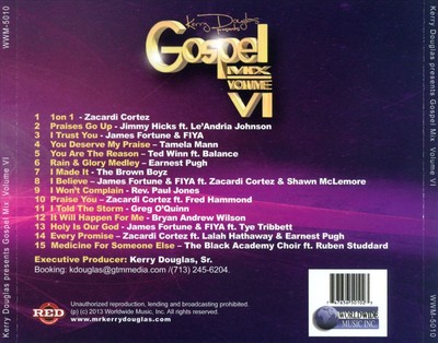 VARIOUS ARTISTS KERRY DOUGLAS PRESENTS GOSPEL MIX, VOL. 6 NEW CD ...