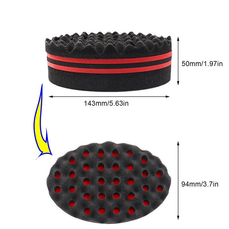 Wave Barber Sponge Hair Brush Afro Curl Twist Dreads Coil Wave Tool Men ...