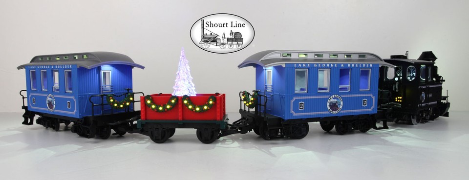 LGB 72327 SL Tiffany Ultimate Hybrid 71 LED Passenger Christmas Train ...