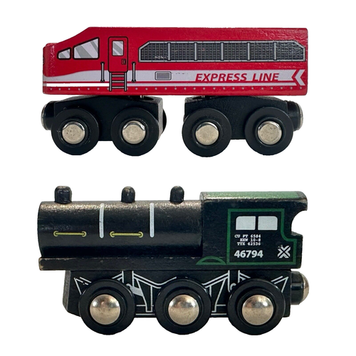 Train Engines Wooded Imaginarium Express Mason Battat Magnetic Connect ...