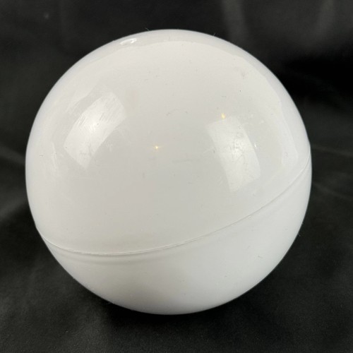 White Plastic 3.75" Capsule Ball Crafts Gift Box Vending Machine Claw ...