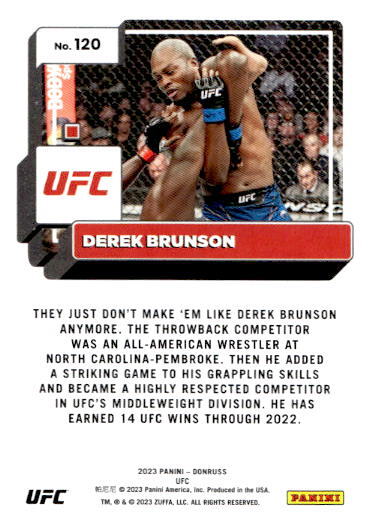 2023 Donruss UFC Derek Brunson #120 | eBay
