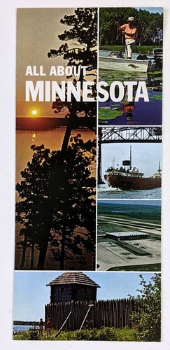 1976 All About Minnesota State Facts Info Monuments Vintage Travel ...
